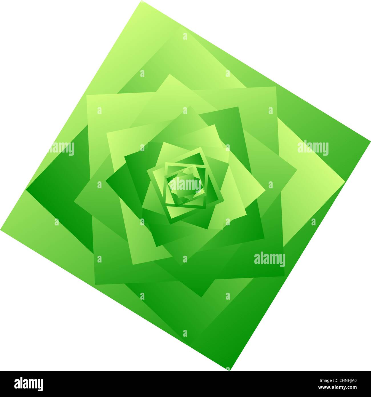 Geometric square design shape with random shaded, gradient fill - stock ...