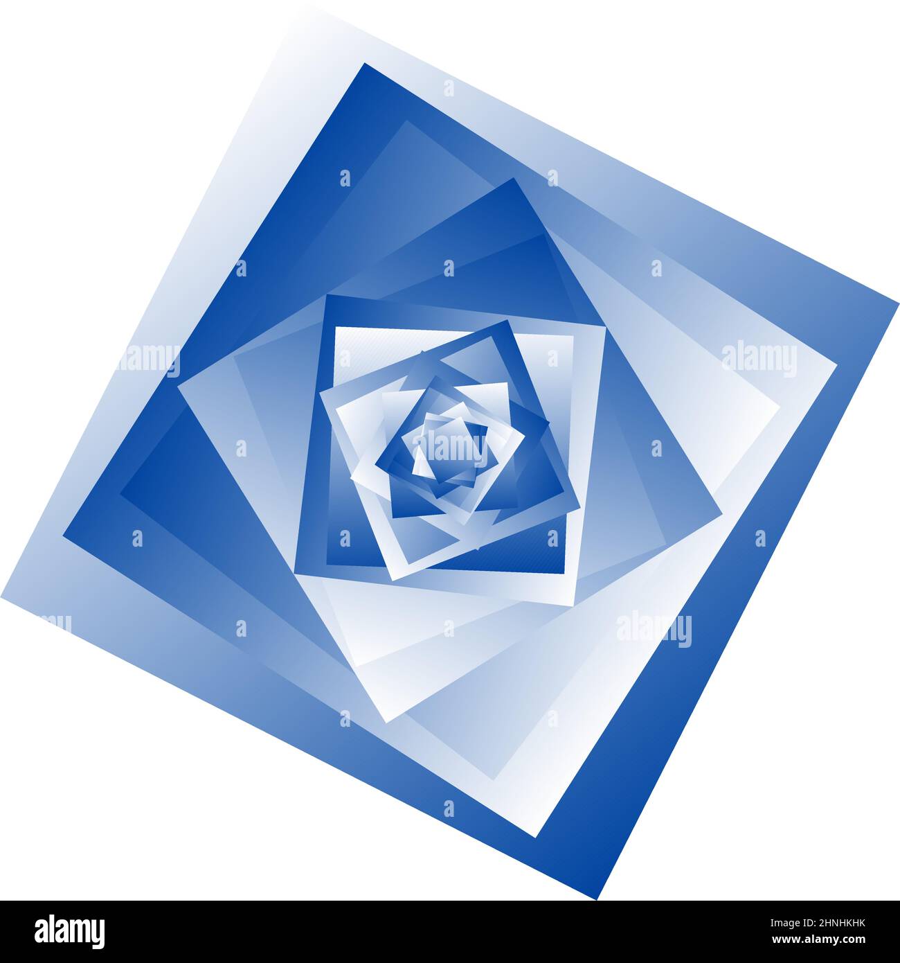 Geometric square design shape with random shaded, gradient fill - stock ...