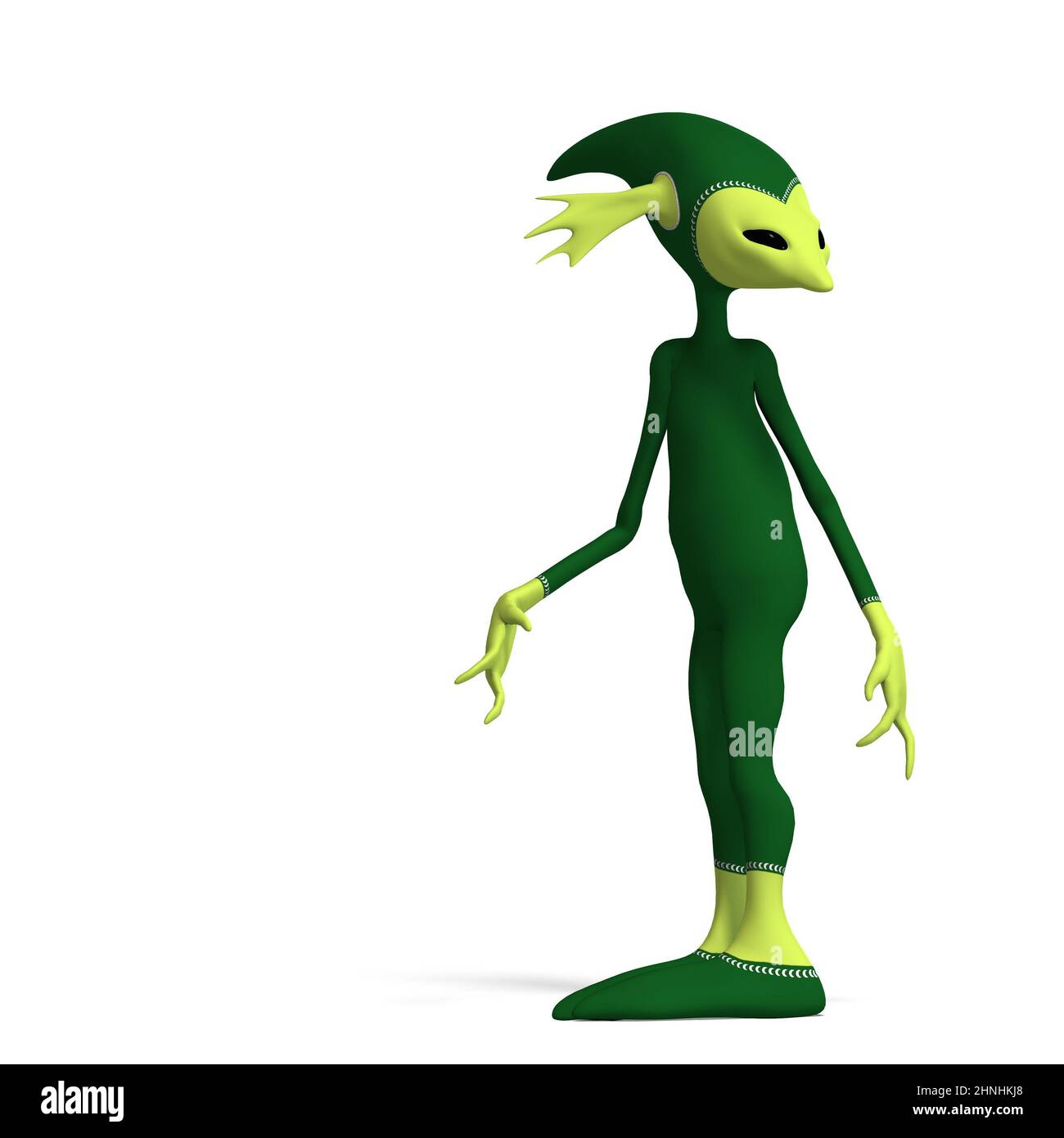 Cartoon illustration man on moon hi-res stock photography and images ...