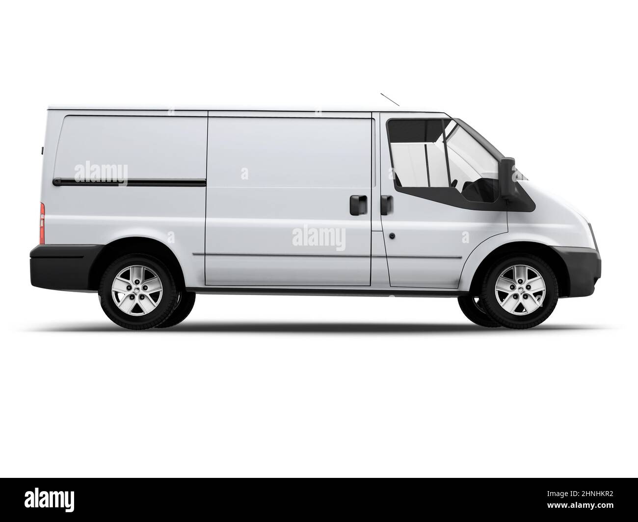 Panel Van Mockup 3D Rendering Stock Photo - Alamy