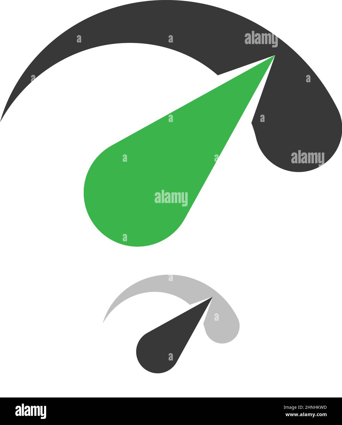 Gauge, meter, level and progress indicator icon. Progression ...