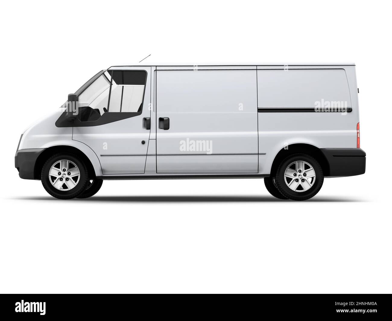 Panel Van Mockup 3D Rendering Stock Photo - Alamy