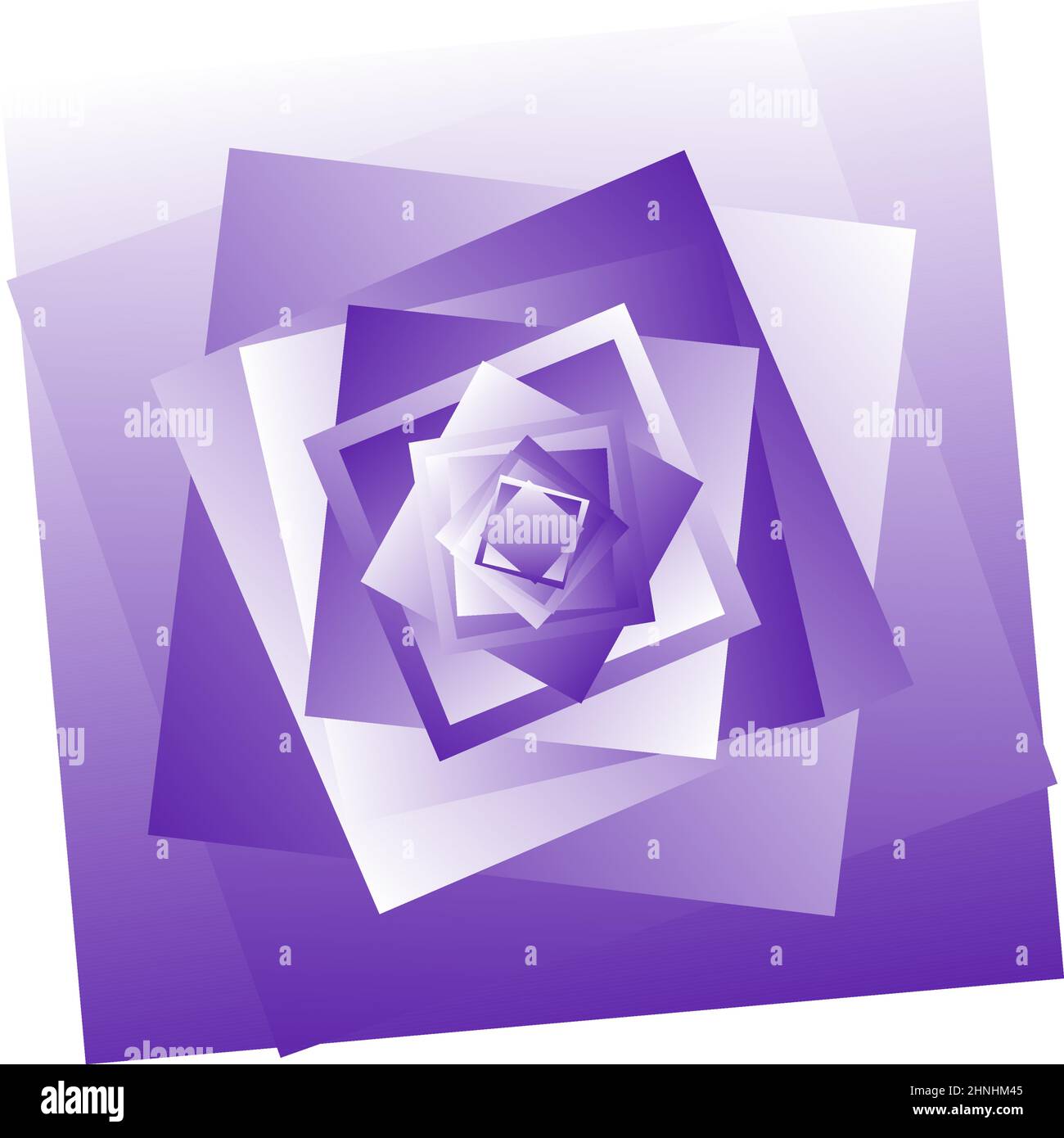 Geometric square design shape with random shaded, gradient fill - stock ...