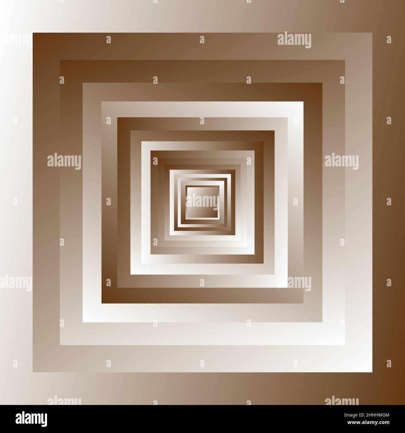 Geometric square design shape with random shaded, gradient fill - stock ...