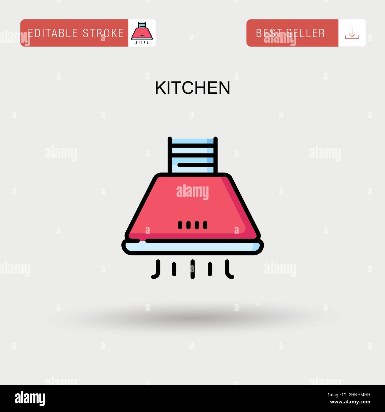 Kitchen Simple vector icon Stock Vector Image & Art - Alamy