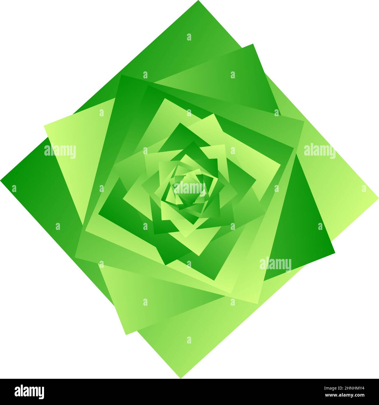 Geometric square design shape with random shaded, gradient fill - stock ...