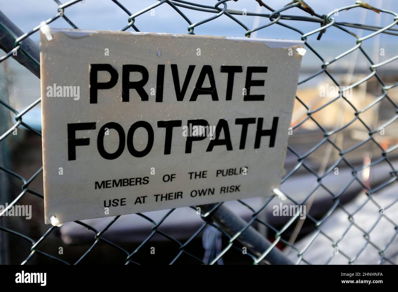 Private,Path,sign,gentrification,beach,hut,property,Gurnard,Isle of ...