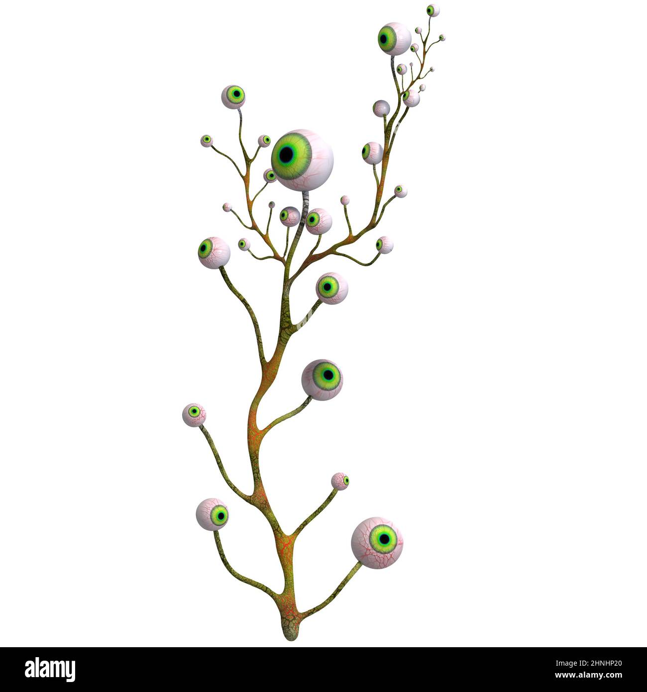 3d-illustration of an isolated fantasy eyball creature Stock Photo - Alamy