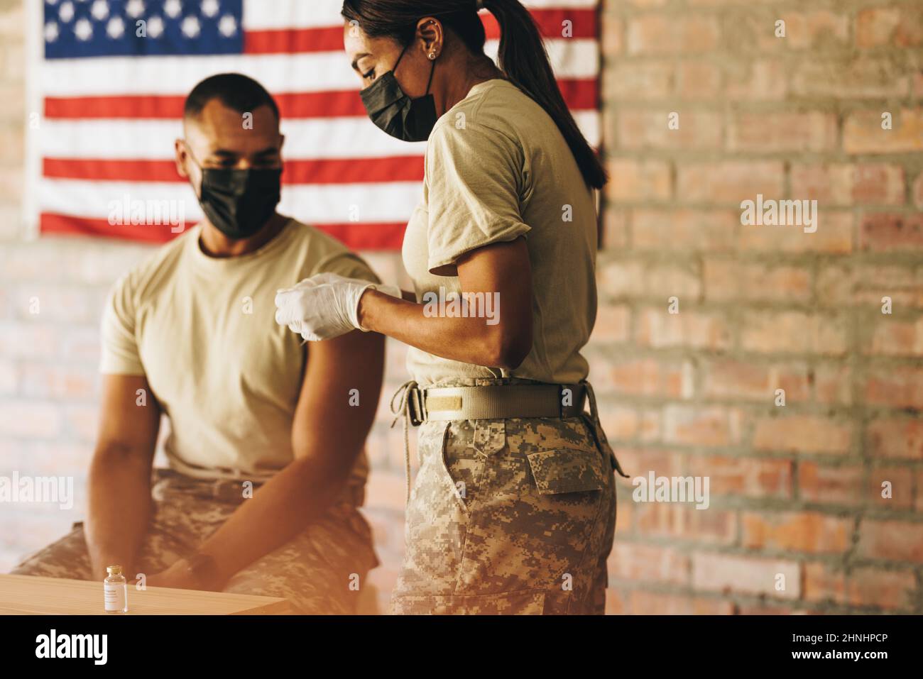 Preparing vaccine injection against hi-res stock photography and images ...