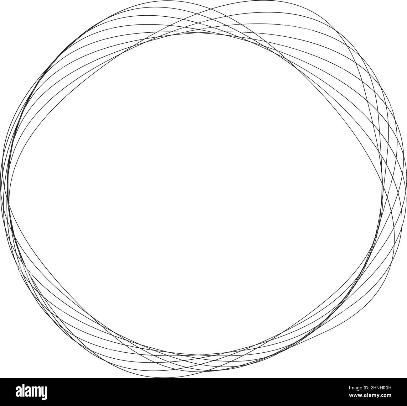Geometric Circular abstract motif, icon, symbol. Radial, radiating ...
