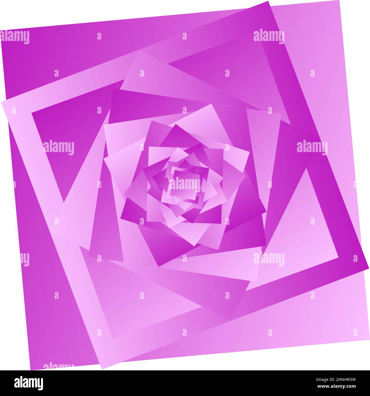 Geometric square design shape with random shaded, gradient fill - stock ...