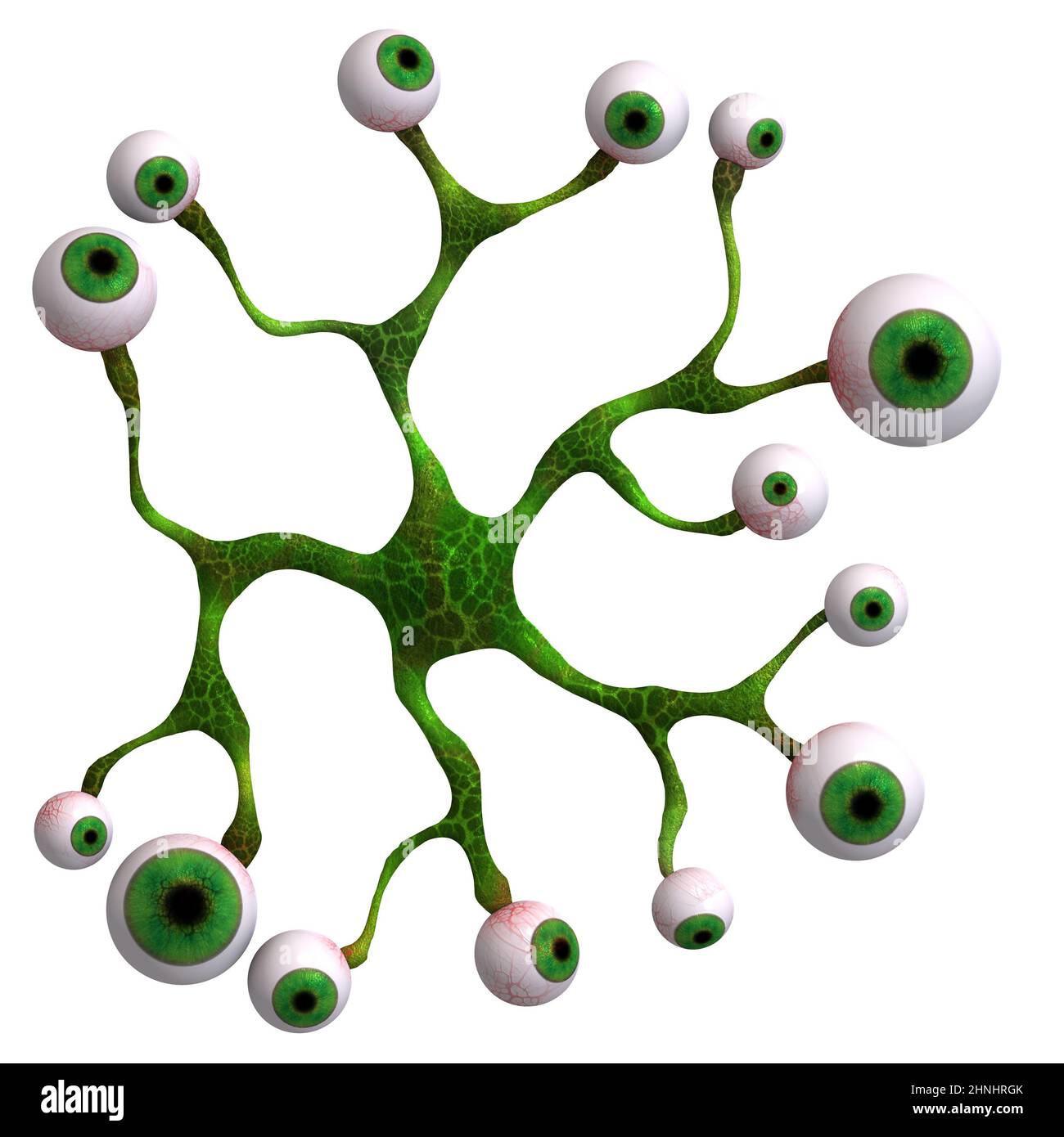 3d-illustration of an isolated fantasy eyball creature Stock Photo - Alamy