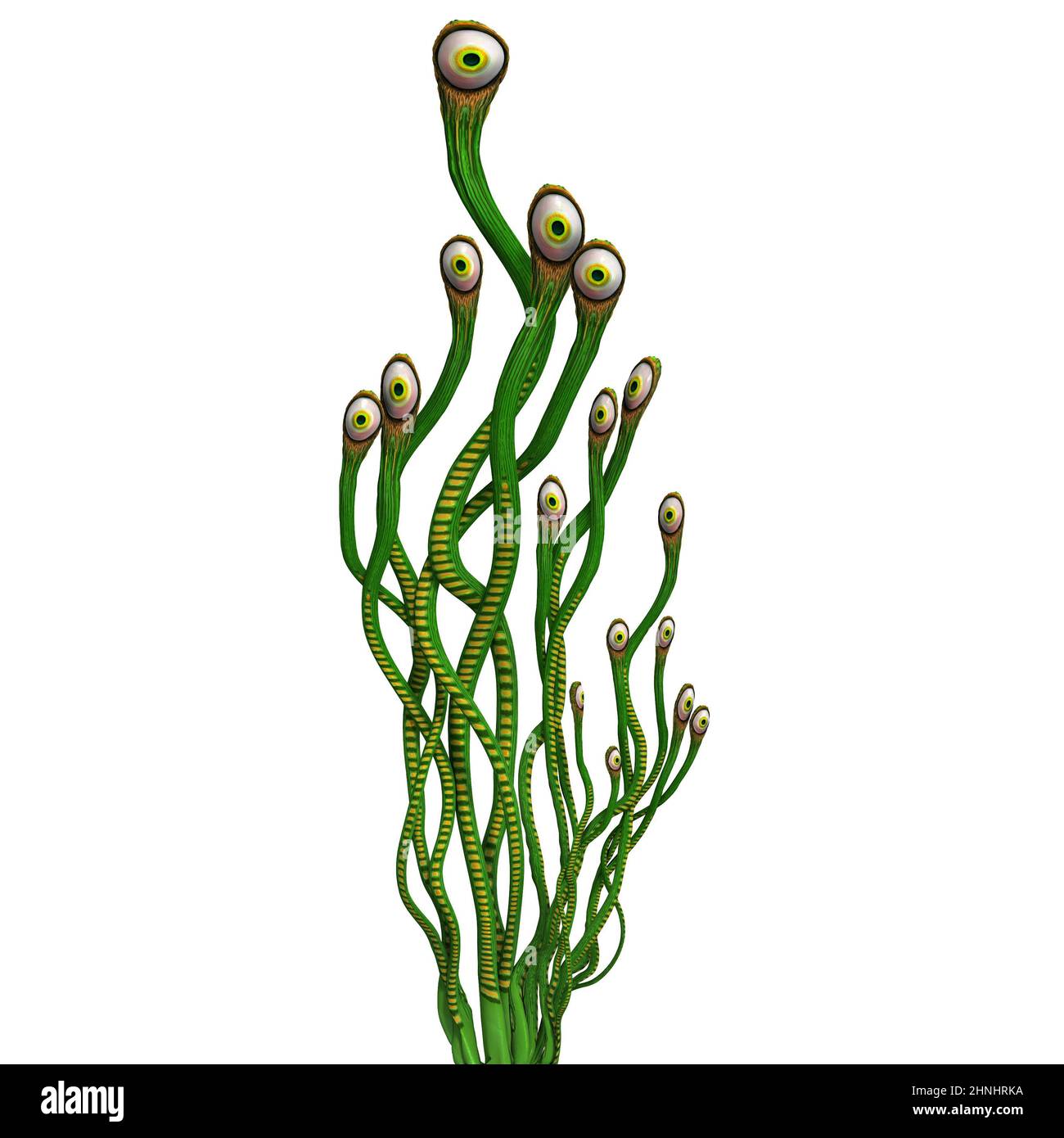 3d-illustration of an isolated fantasy eyball creature Stock Photo - Alamy