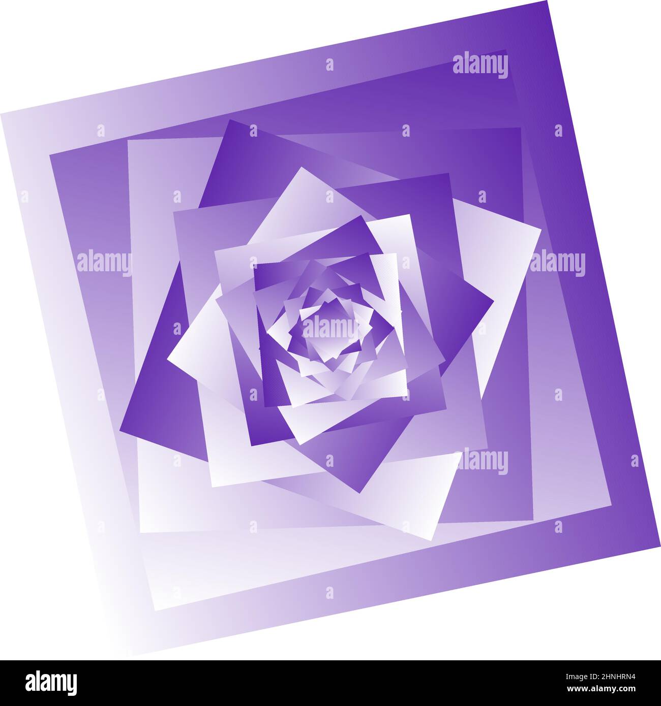 Geometric square design shape with random shaded, gradient fill - stock ...