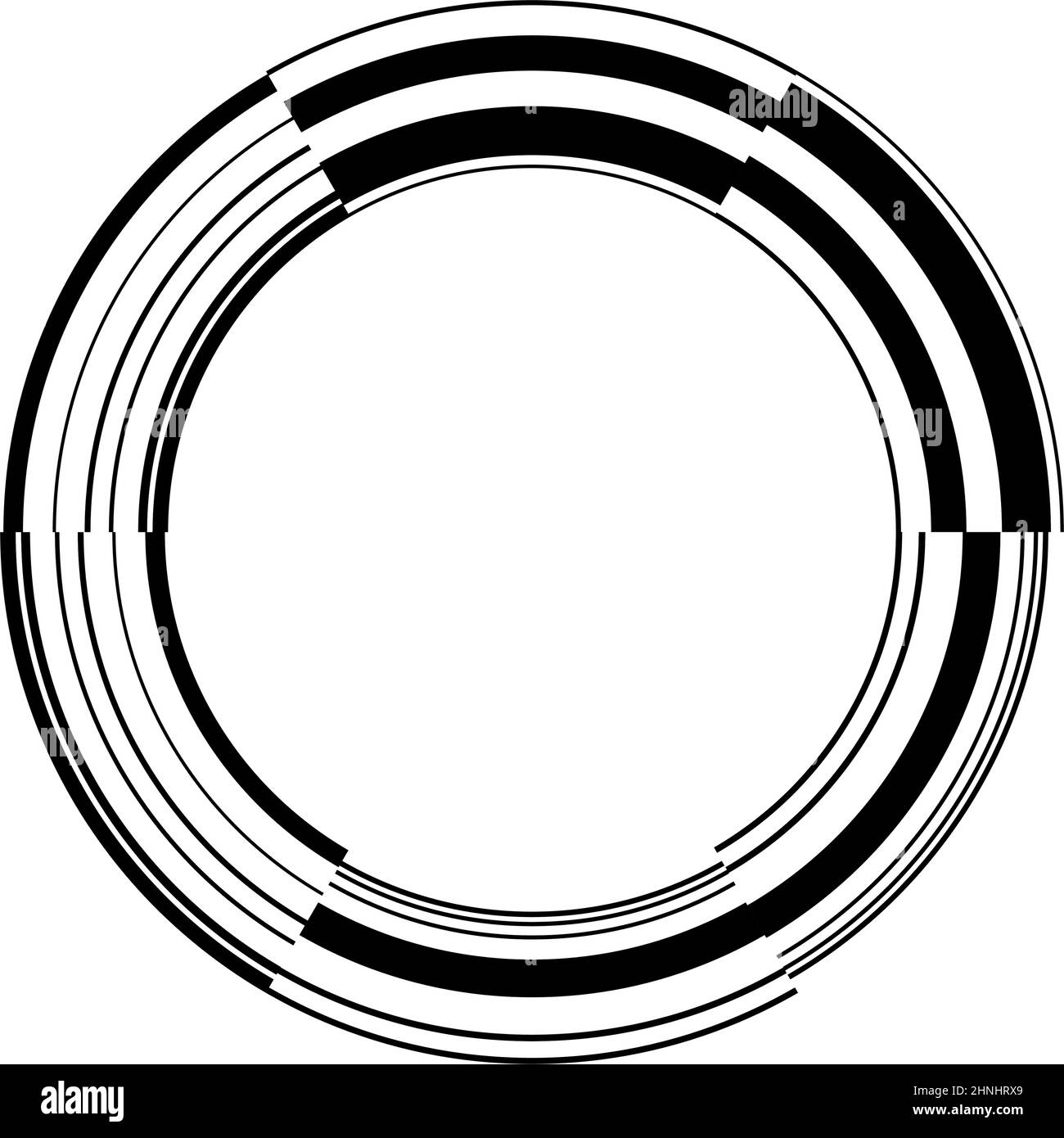 Abstract GUI, UI geometric circle element - stock vector illustration ...