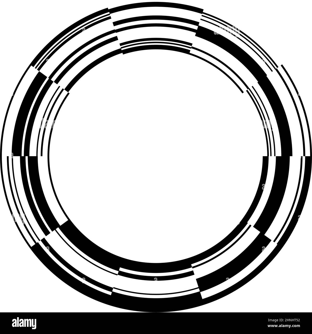 Abstract GUI, UI geometric circle element - stock vector illustration ...