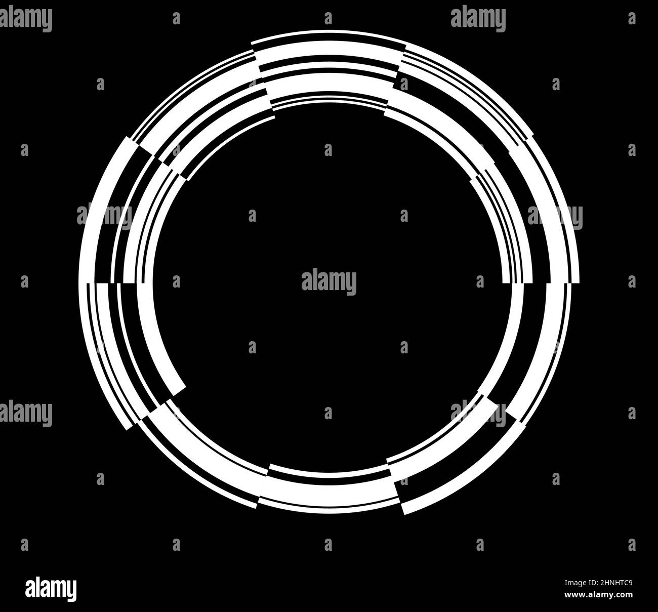 Abstract GUI, UI geometric circle element - stock vector illustration ...