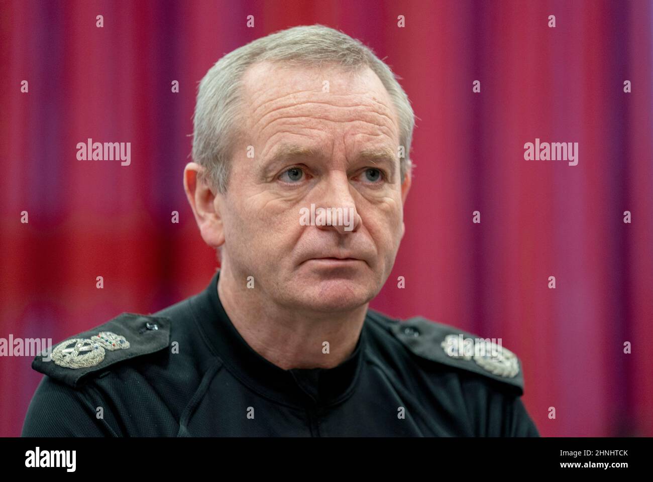 Police Scotland's Chief Constable Iain Livingstone talks to the media ...