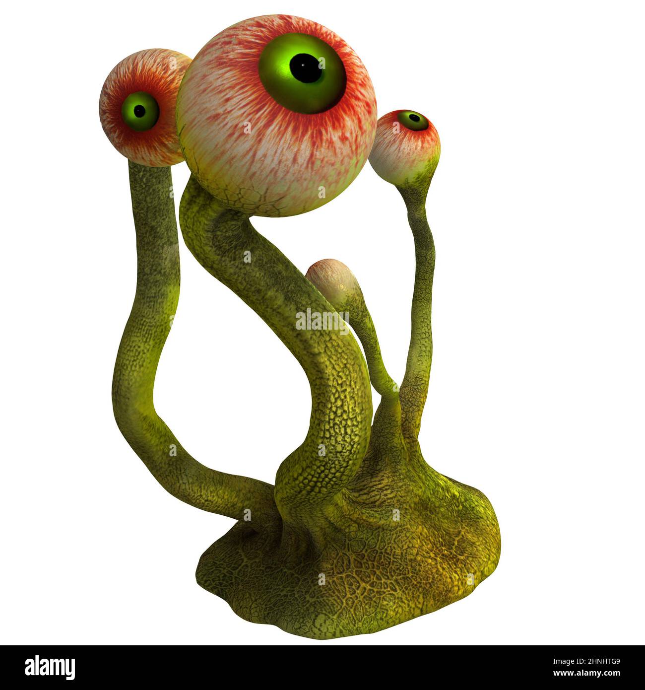 3d-illustration of an isolated fantasy eyball creature Stock Photo - Alamy
