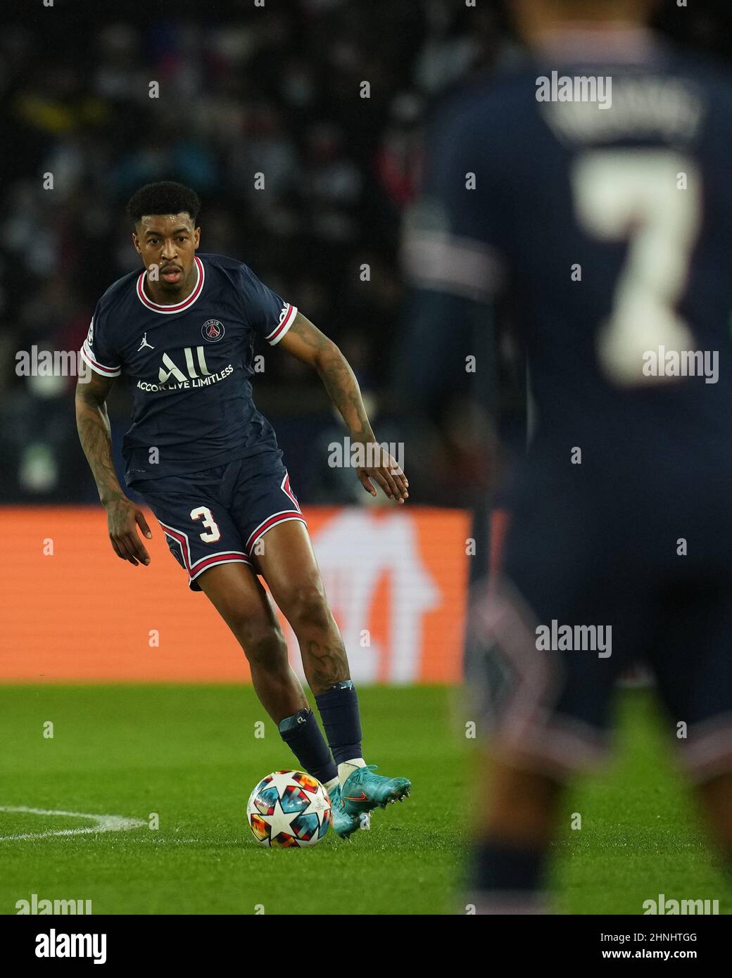 Presnel Kimpembe of PSG during the UEFA Champions League match between ...