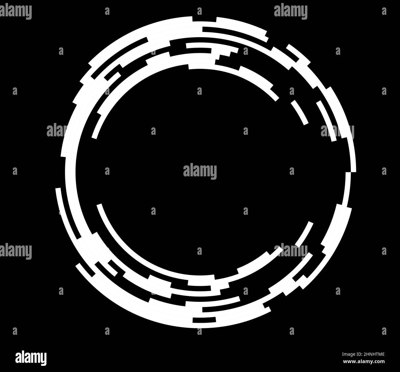 Abstract GUI, UI geometric circle element - stock vector illustration ...