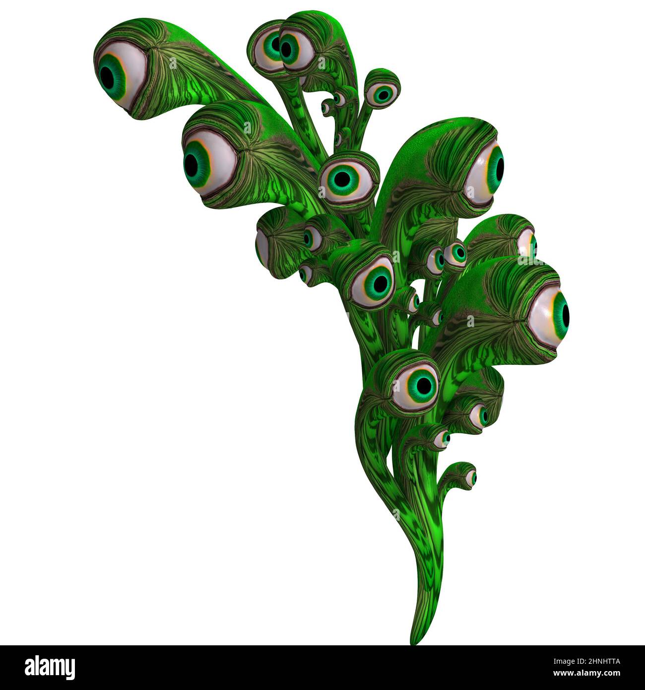 3d-illustration of an isolated fantasy eyball creature Stock Photo - Alamy