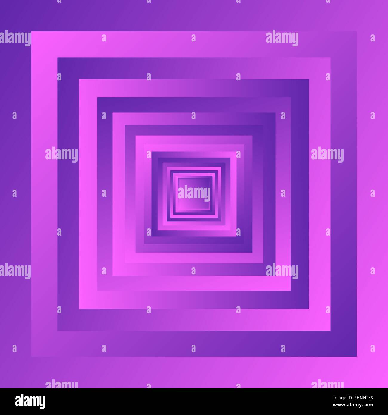 Geometric square design shape with random shaded, gradient fill - stock ...