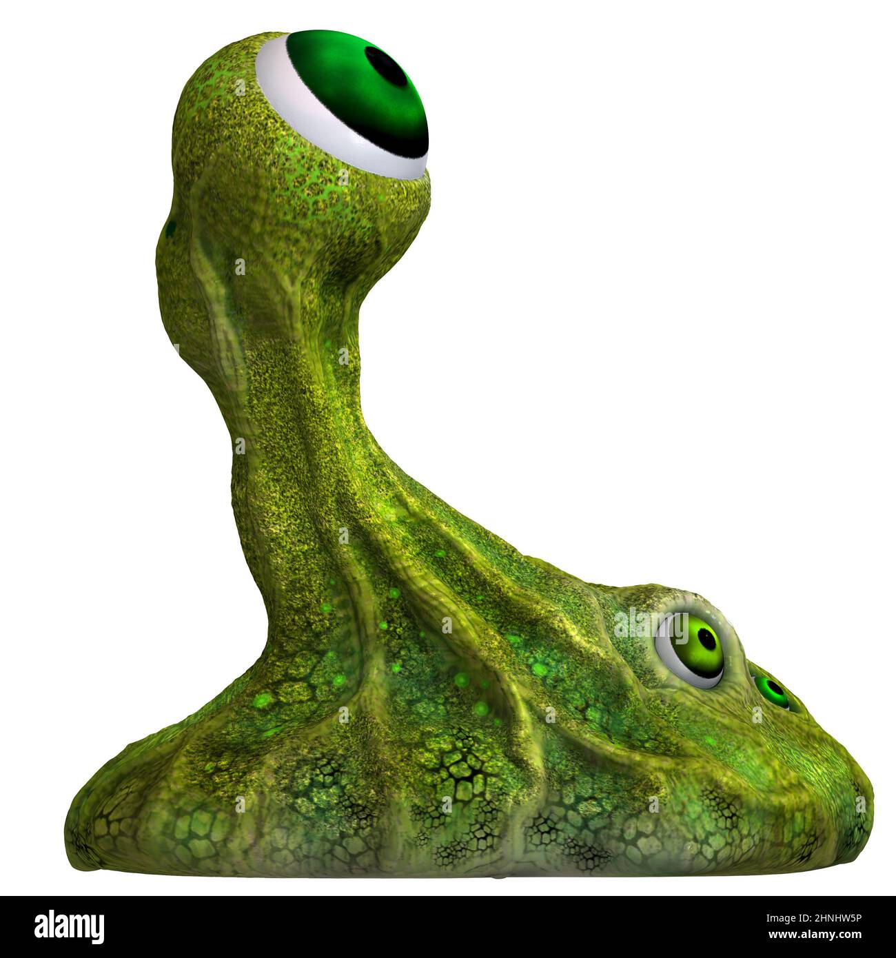 3d-illustration of an isolated fantasy eyball creature Stock Photo - Alamy