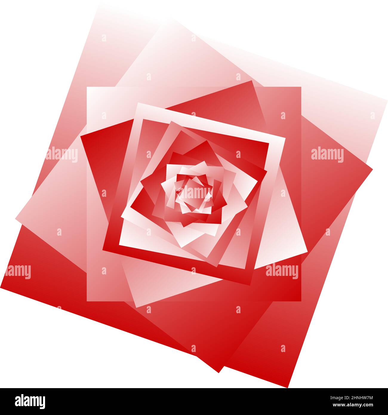 Geometric square design shape with random shaded, gradient fill - stock ...