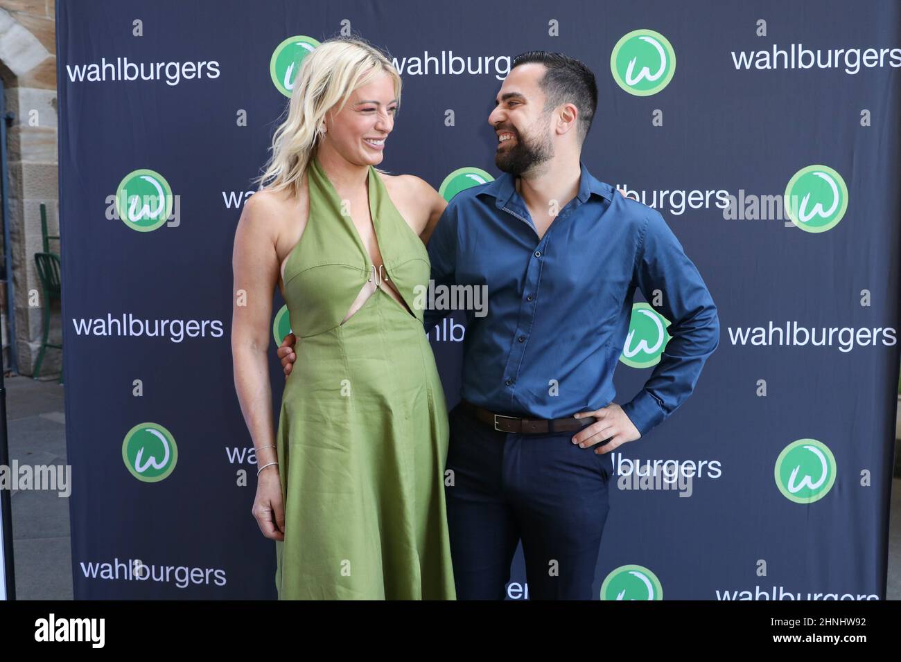 February 17, 2022: CARA ATCHISON and GEORGE MLADENOV attending the ...