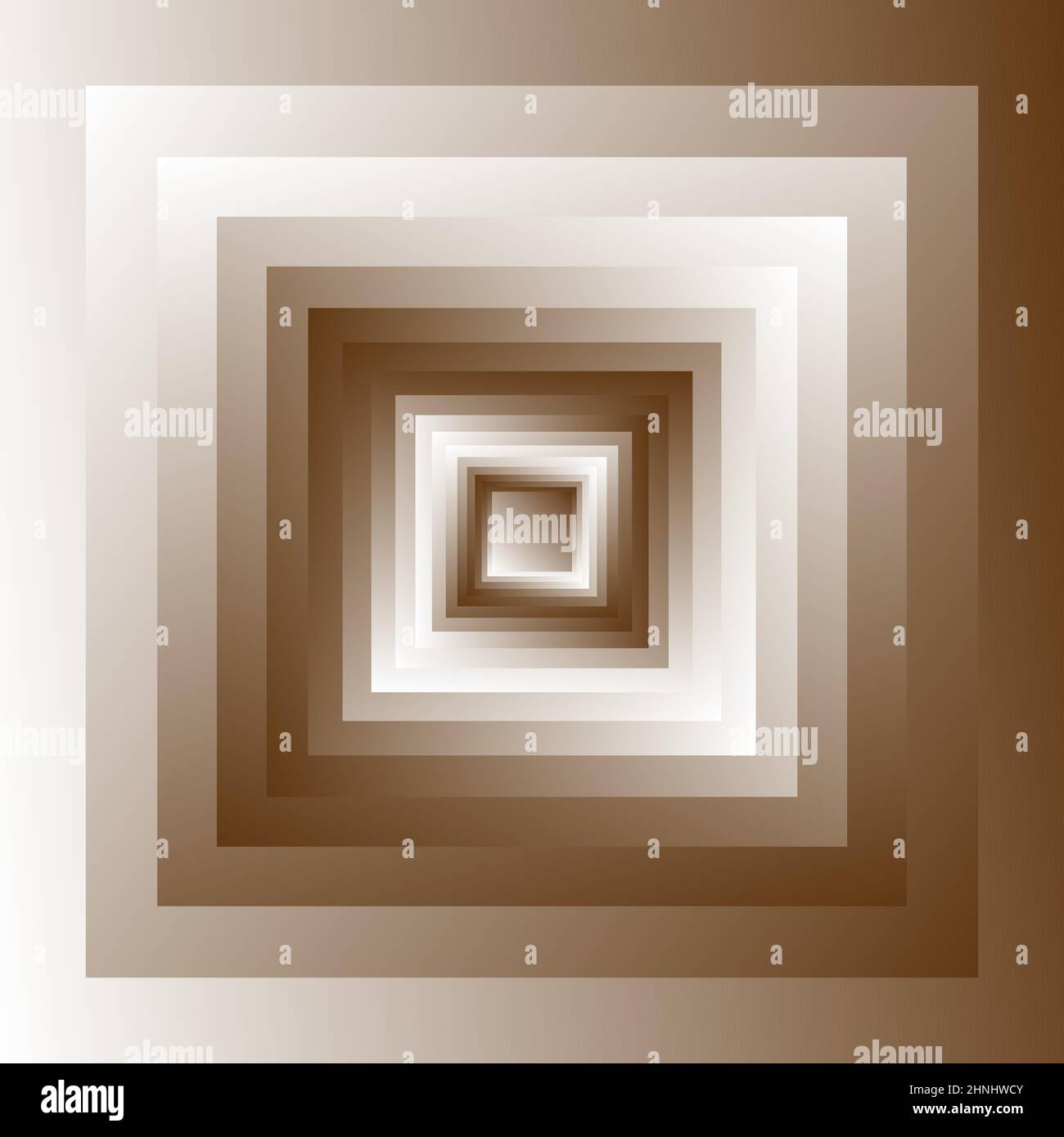 Geometric square design shape with random shaded, gradient fill - stock ...