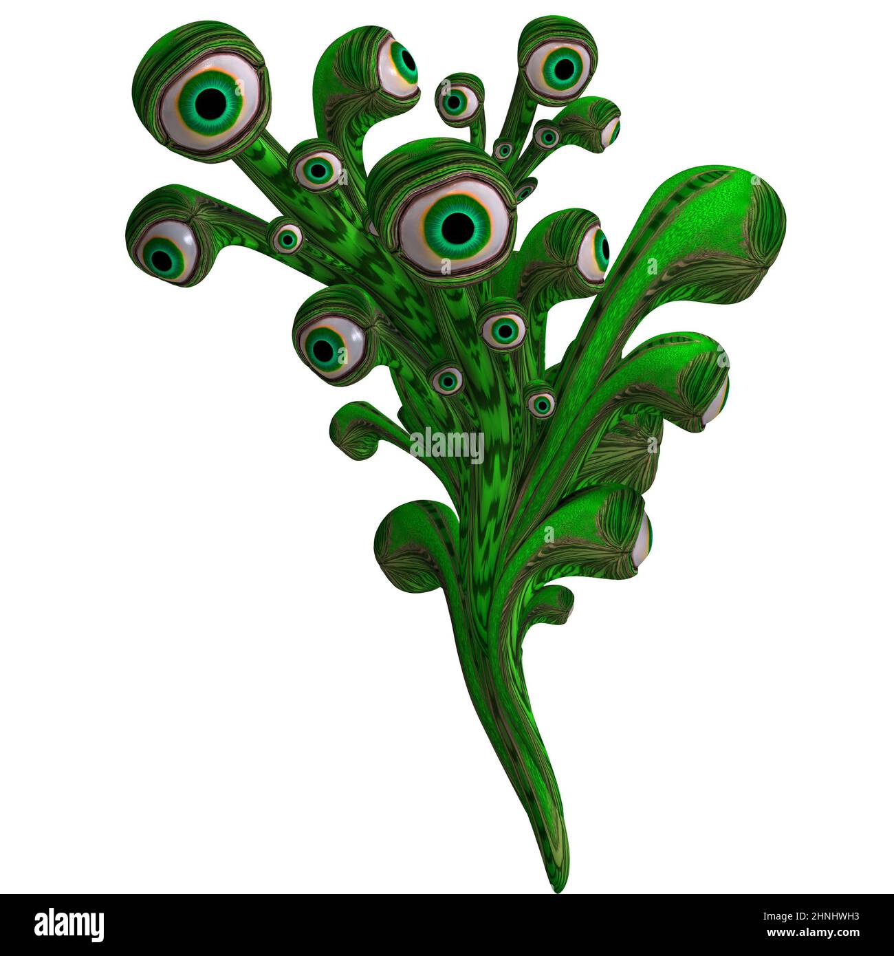 3d-illustration of an isolated fantasy eyball creature Stock Photo - Alamy