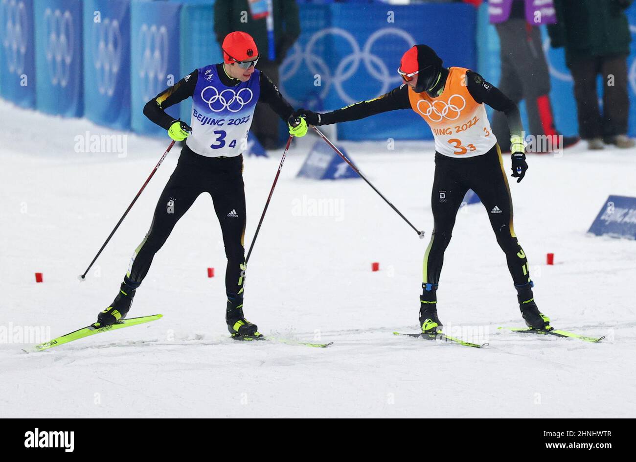 Zhangjiakou, China. 17th Feb, 2022. Nordic skiing/combination: Olympics ...