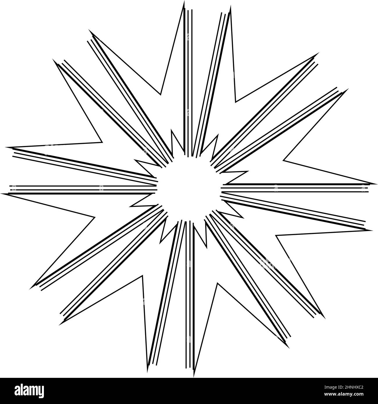 Geometric abstract icon, symbol motif - stock vector illustration, clip ...