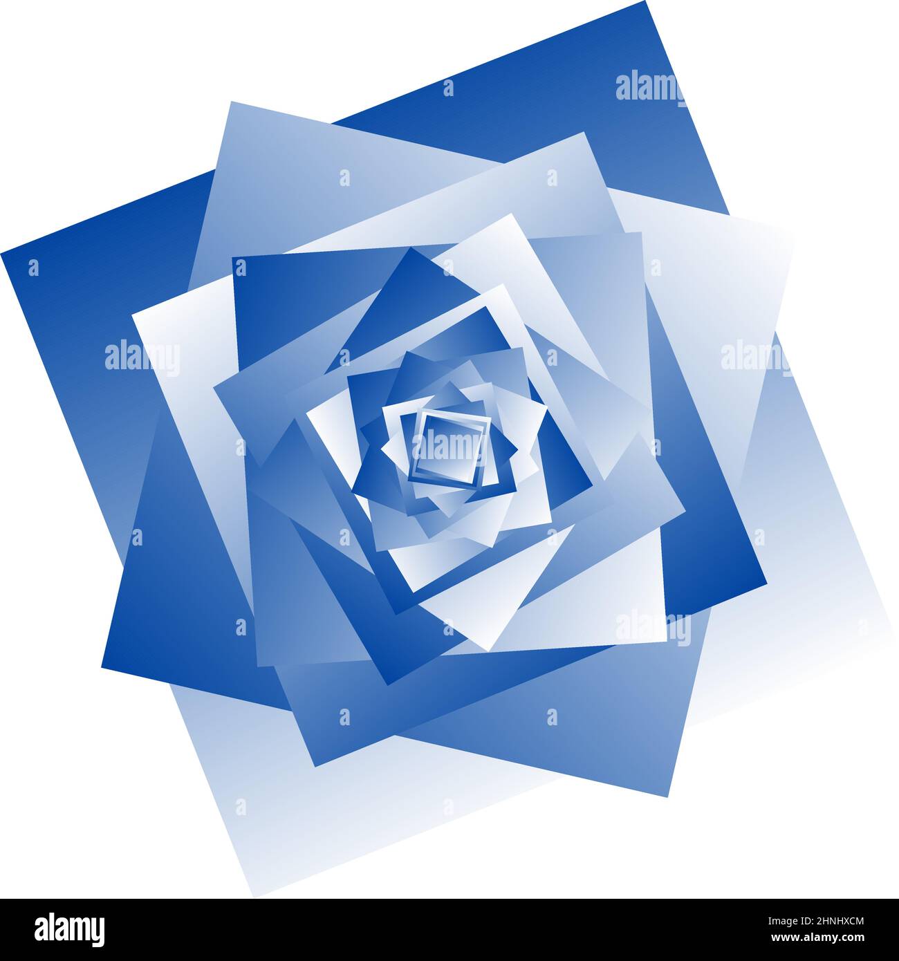 Geometric square design shape with random shaded, gradient fill - stock ...