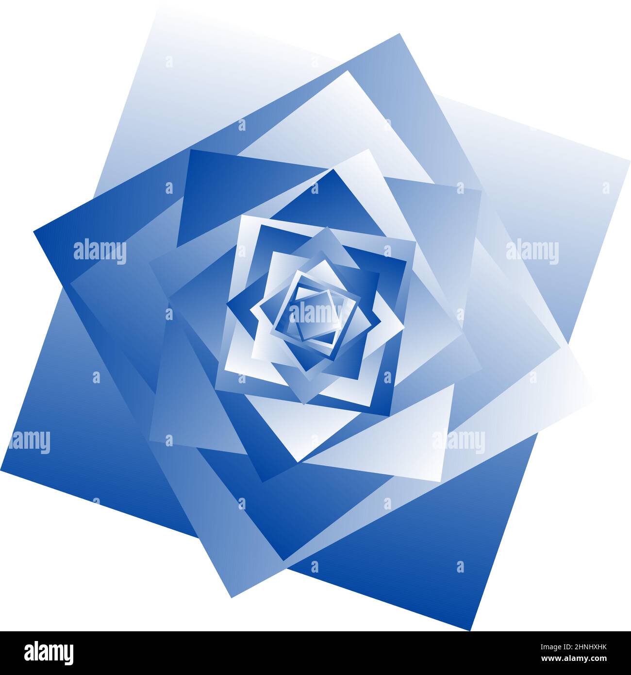 Geometric square design shape with random shaded, gradient fill - stock ...