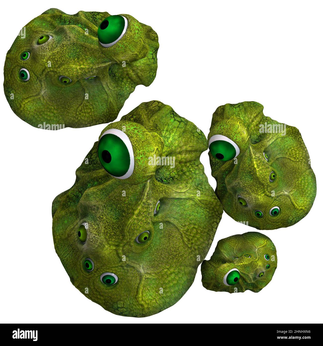 3d-illustration of an isolated fantasy eyball creature Stock Photo - Alamy