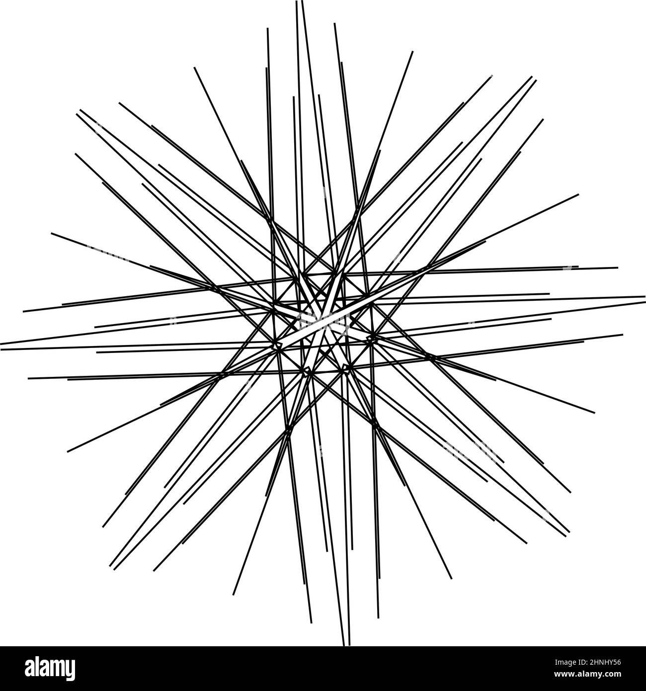 Geometric abstract icon, symbol motif - stock vector illustration, clip ...