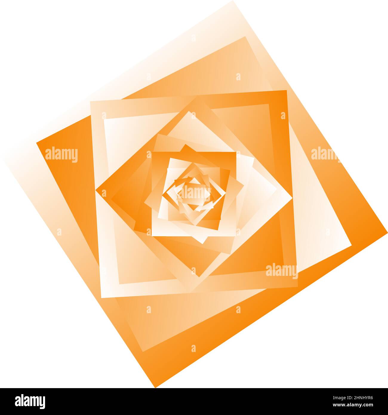 Geometric square design shape with random shaded, gradient fill - stock ...