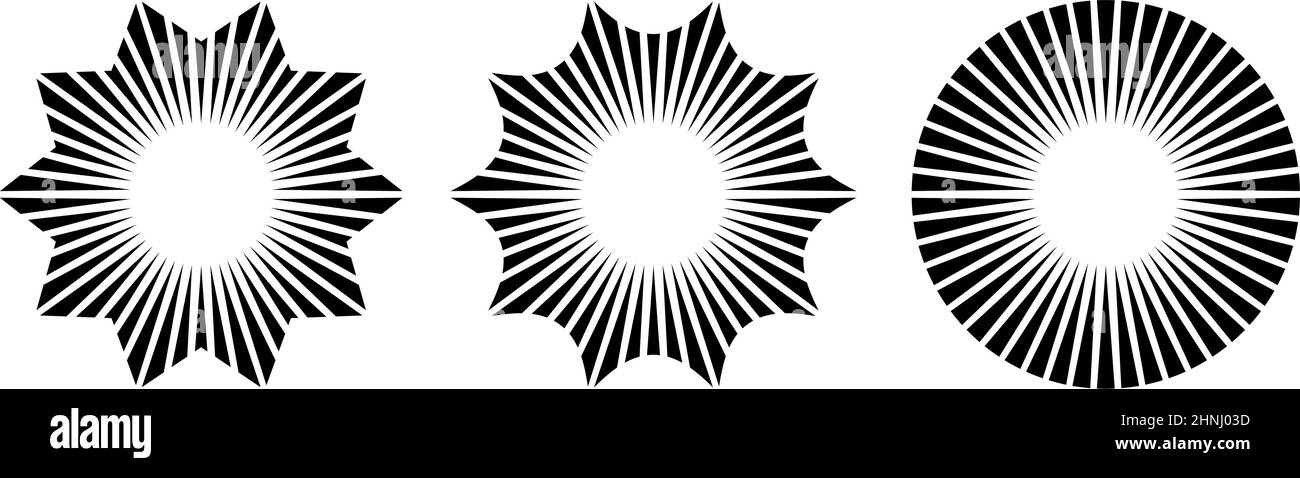 Price flash, starburst, sunburst icon, shape vector - stock vector ...