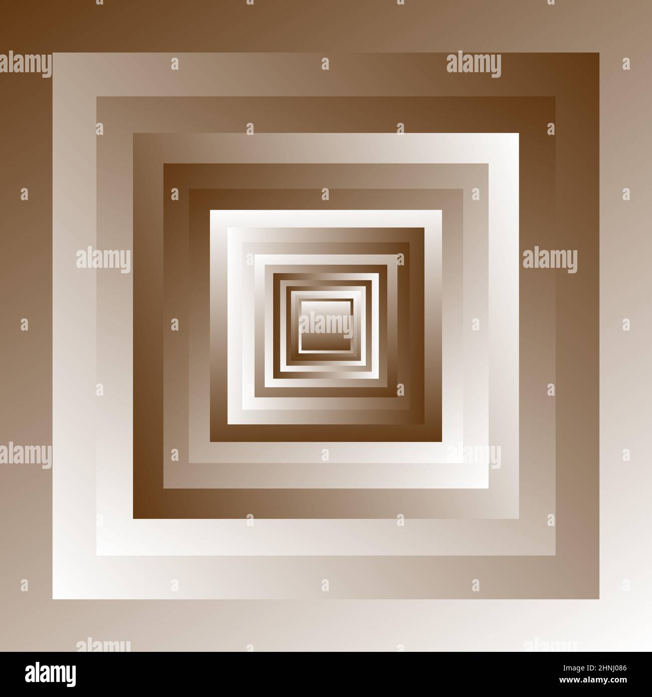 Geometric square design shape with random shaded, gradient fill - stock ...