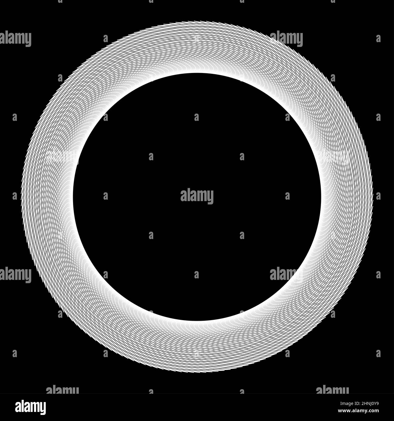 Geometric Circular abstract motif, icon, symbol. Radial, radiating ...