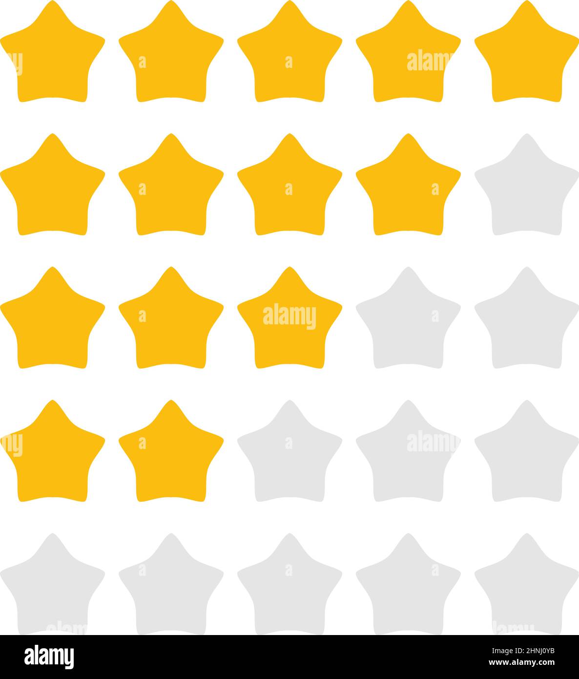 Star icon, star symbol for grade, rating, evaluate concepts - stock ...