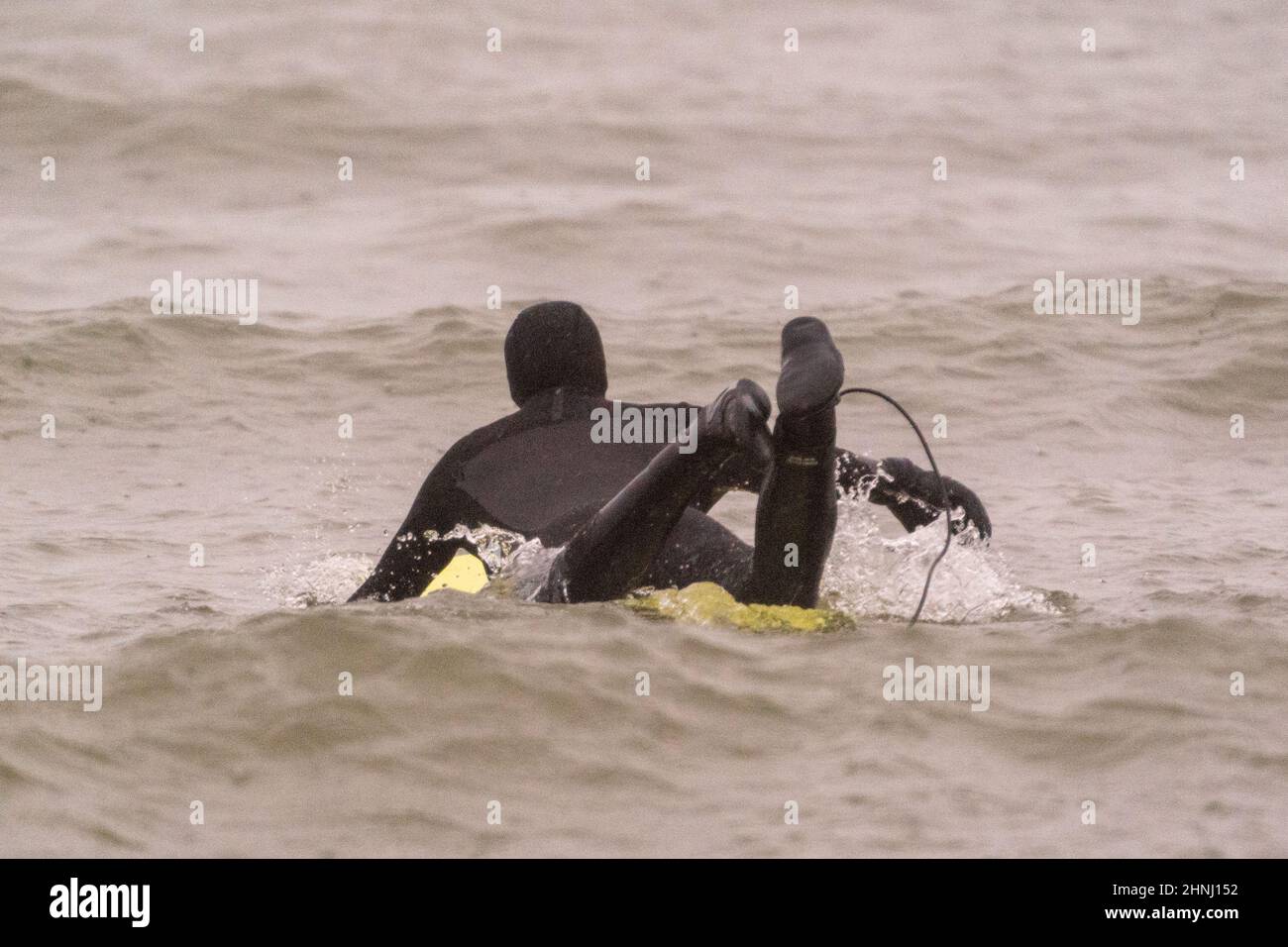 A look at winter surfing on Lake Michigan in Door County Wisconsin near ...
