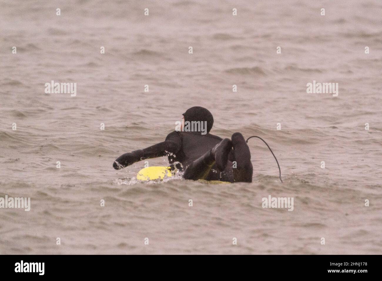 A look at winter surfing on Lake Michigan in Door County Wisconsin near ...