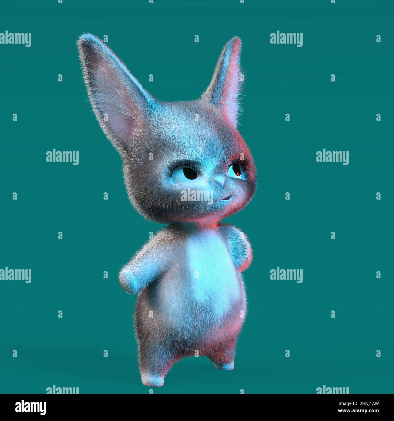 Cartoon illustration funny rabit animal hi-res stock photography and ...