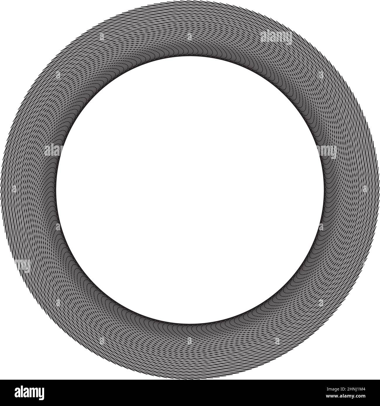Geometric Circular abstract motif, icon, symbol. Radial, radiating ...