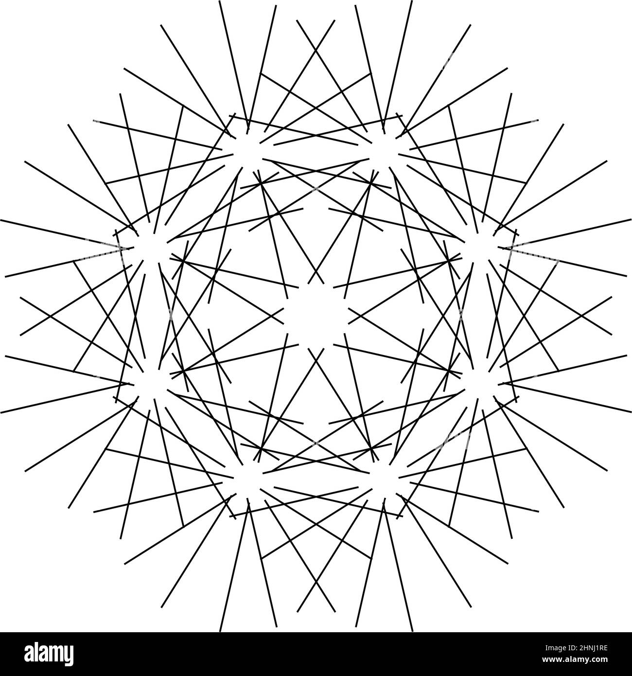 Geometric abstract icon, symbol motif - stock vector illustration, clip ...