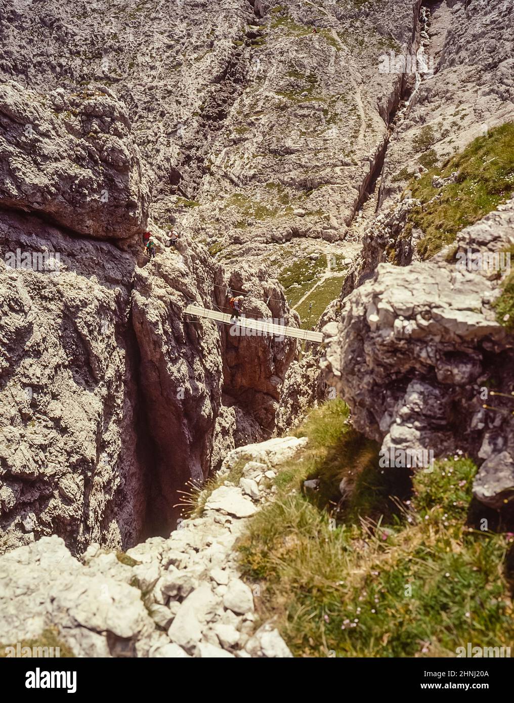 This group of young adults are on the final approach leading to the ...