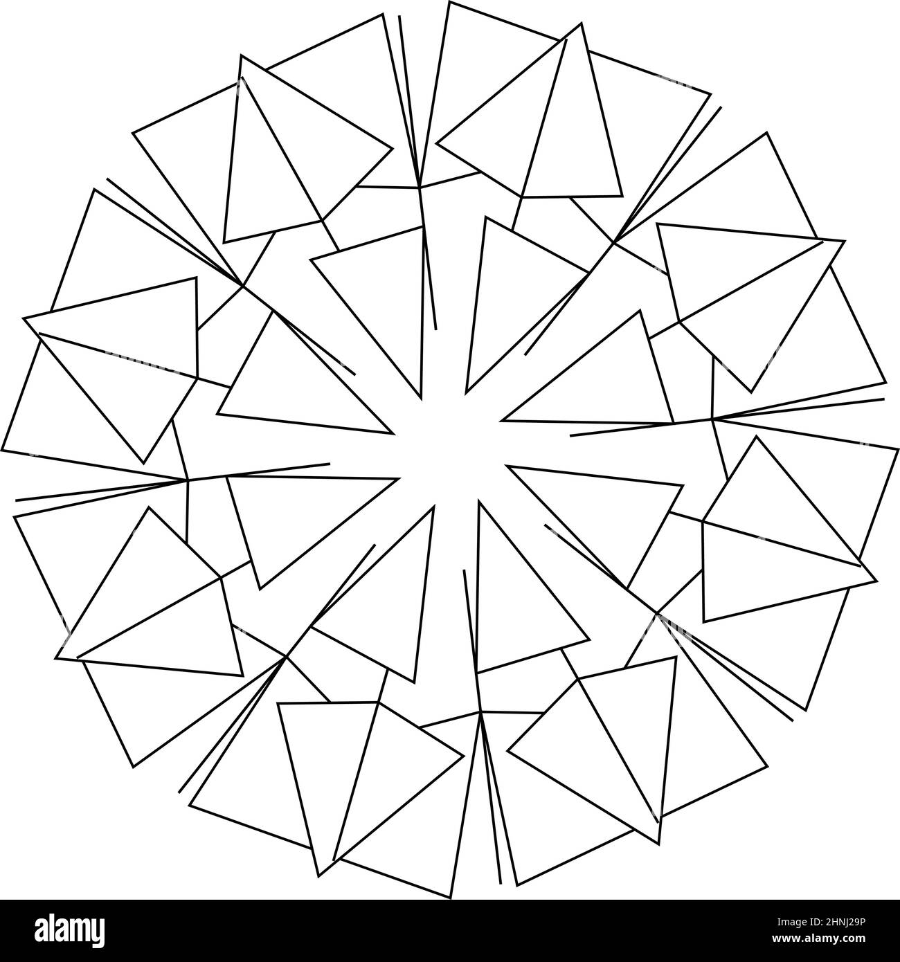 Geometric abstract icon, symbol motif - stock vector illustration, clip ...